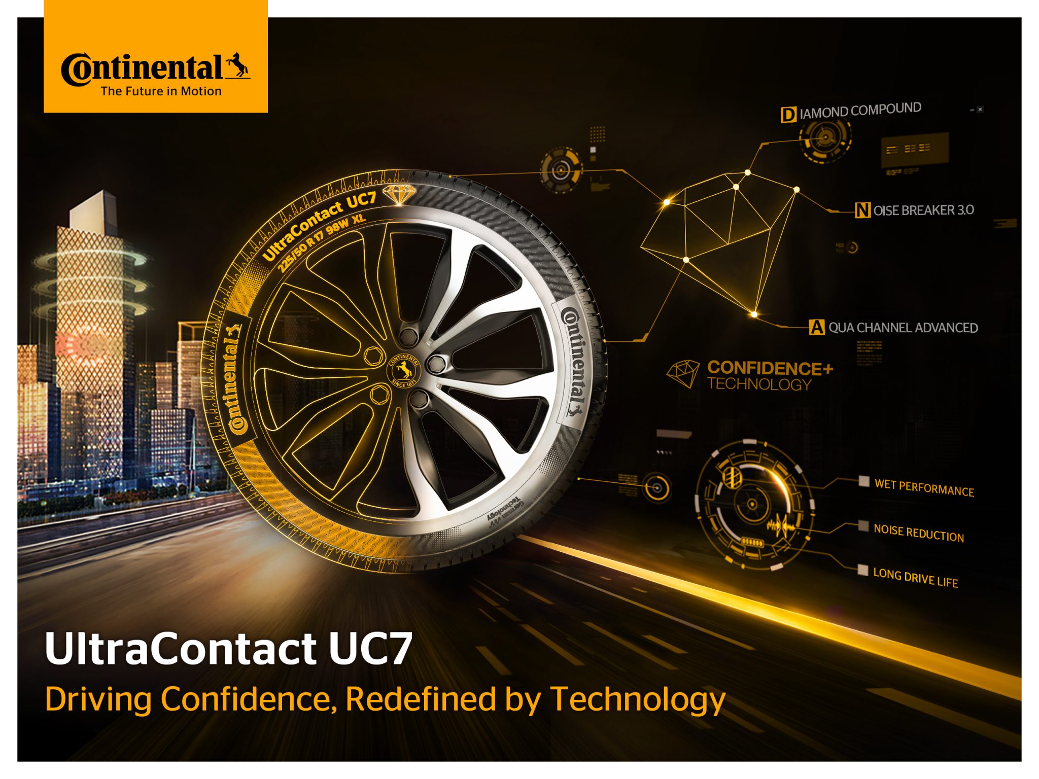 Continental 马牌最新一代的全方位轮胎 UltraContact UC7 将于第 3 季度面市！ - FooThrottle.com